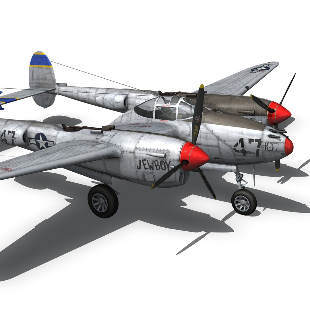 Lockheed Lightning - Jewboy 3d C4d