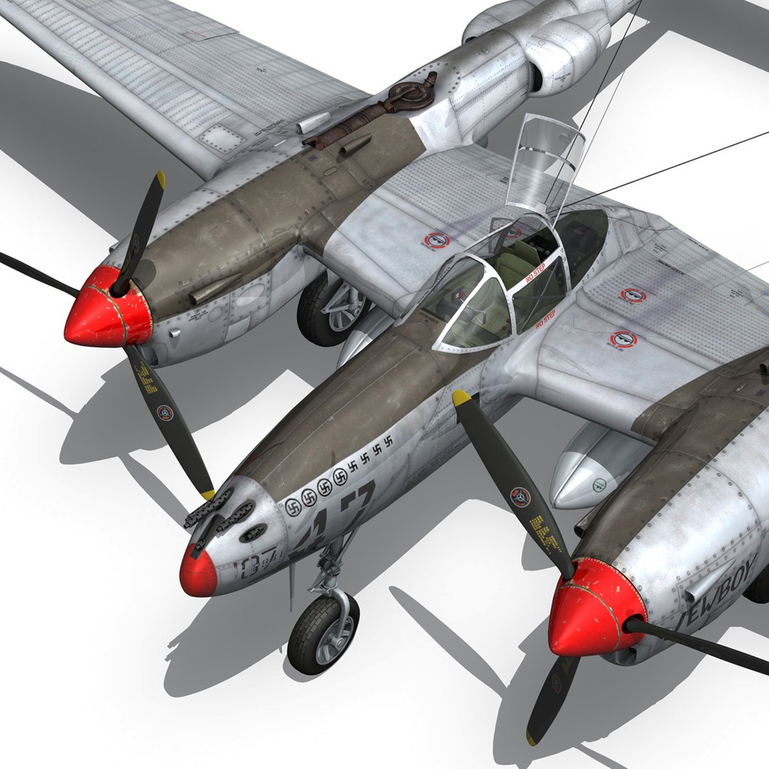 lockheed lightning - jewboy 3d c4d