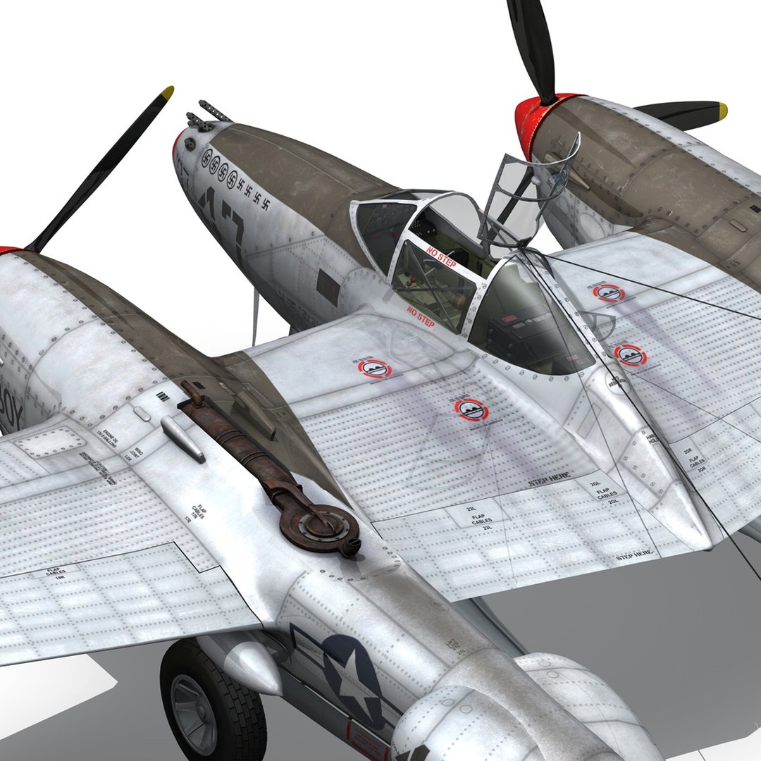 lockheed lightning - jewboy 3d c4d