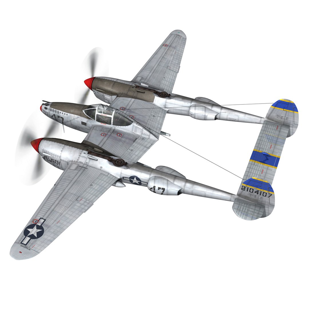 Lockheed Lightning - Jewboy 3d C4d
