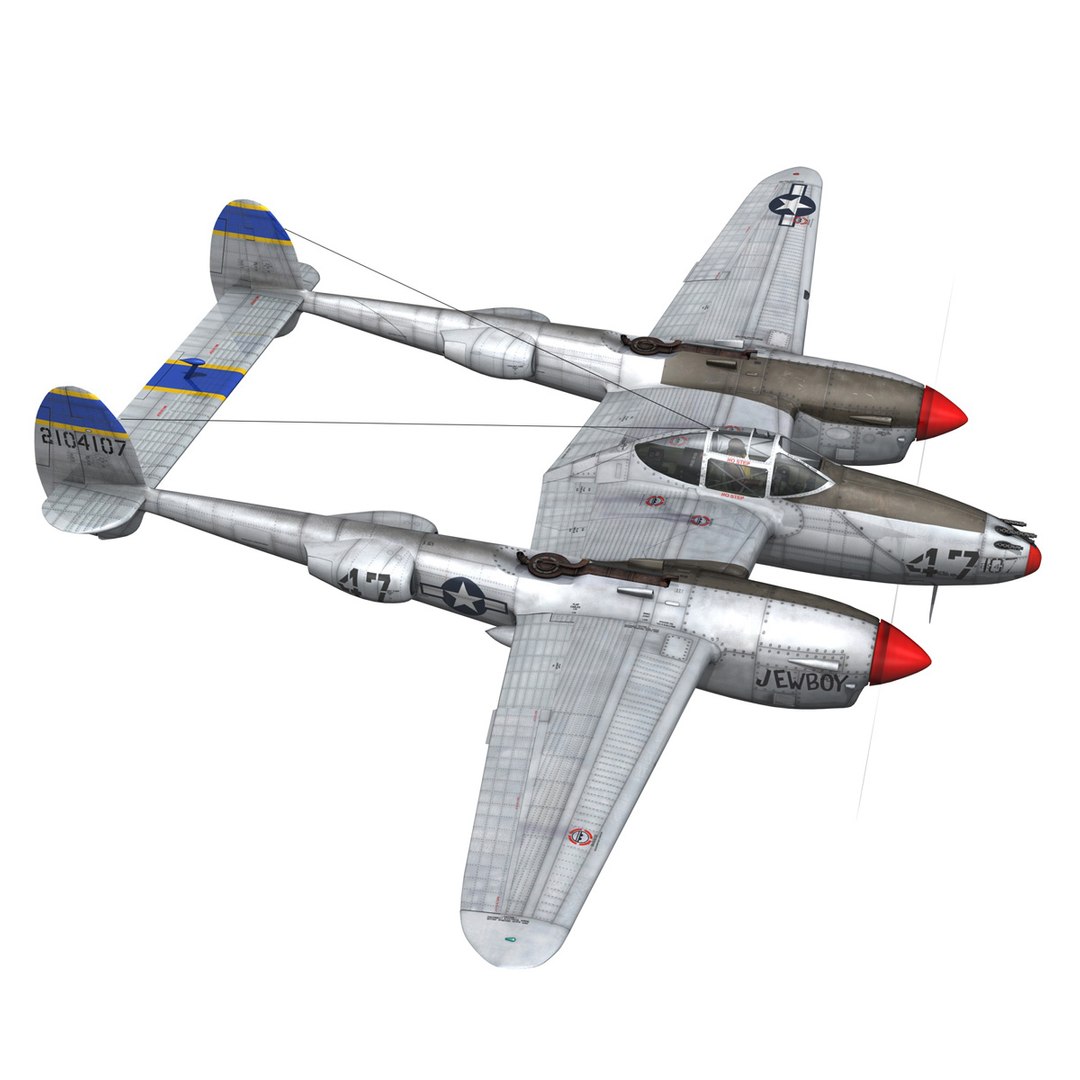 Lockheed Lightning - Jewboy 3d C4d