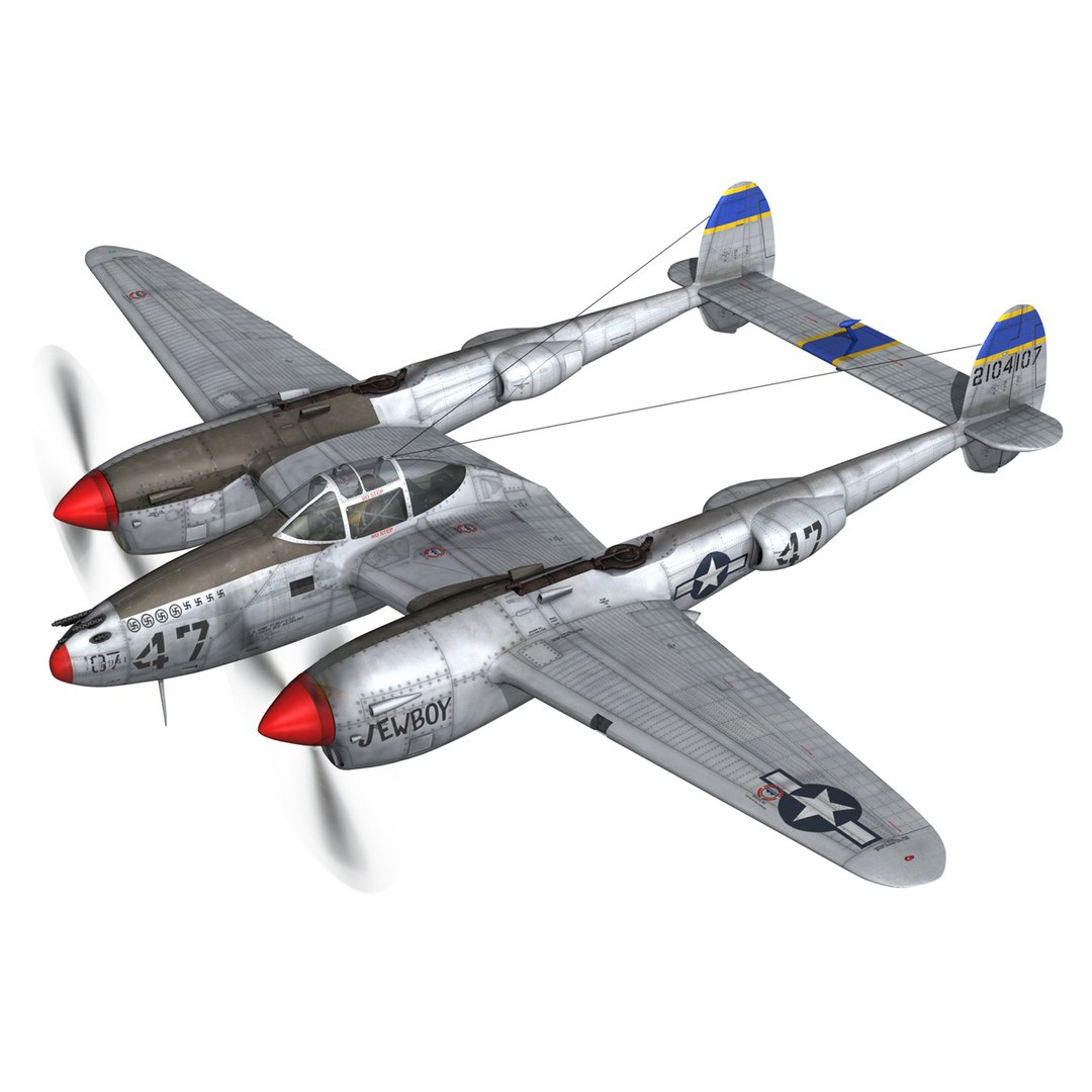 Lockheed Lightning - Jewboy 3d C4d