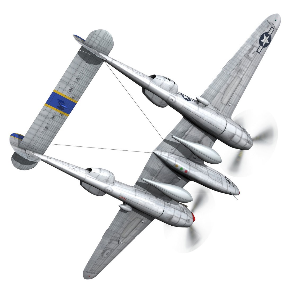 Lockheed Lightning - Jewboy 3d C4d