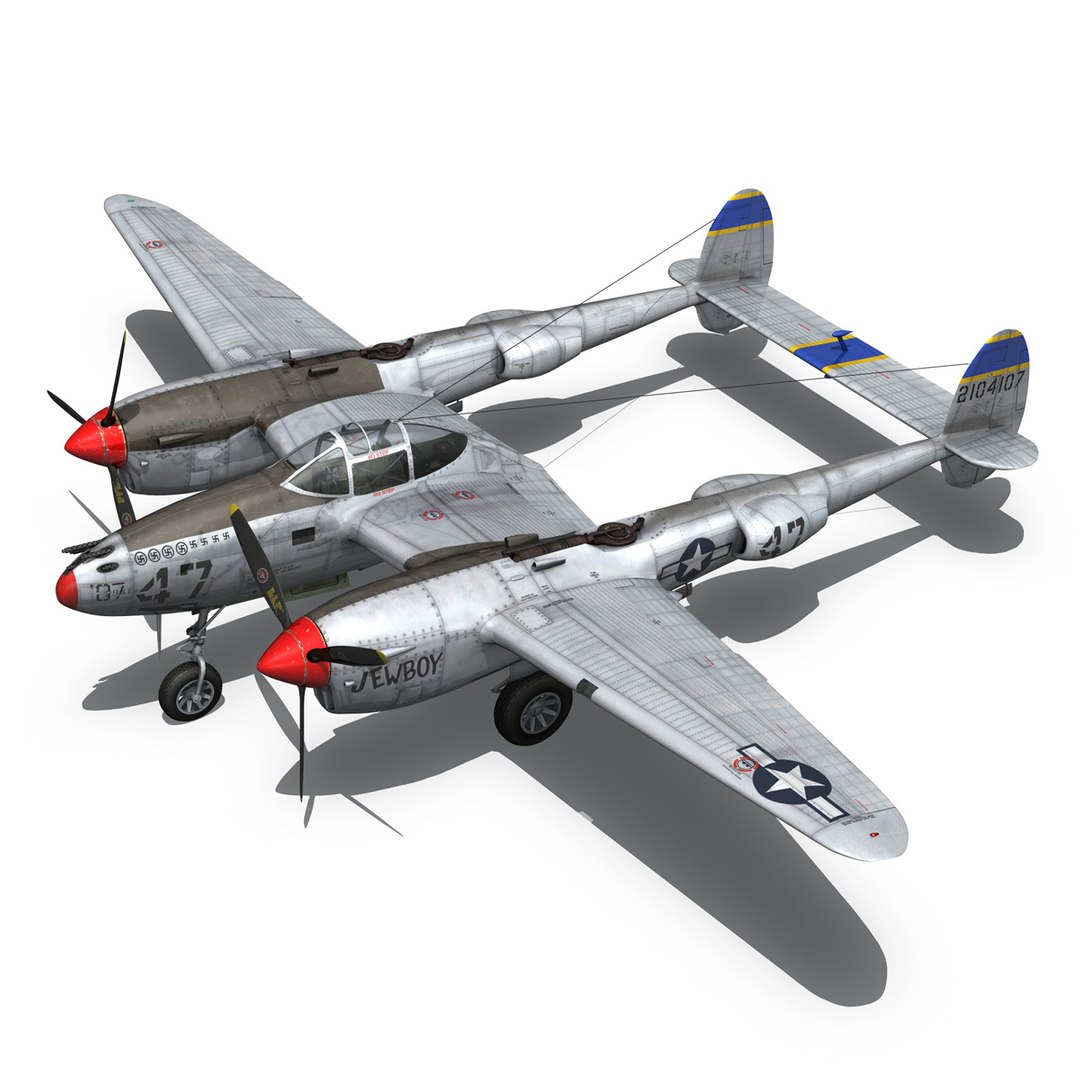 Lockheed Lightning - Jewboy 3d C4d