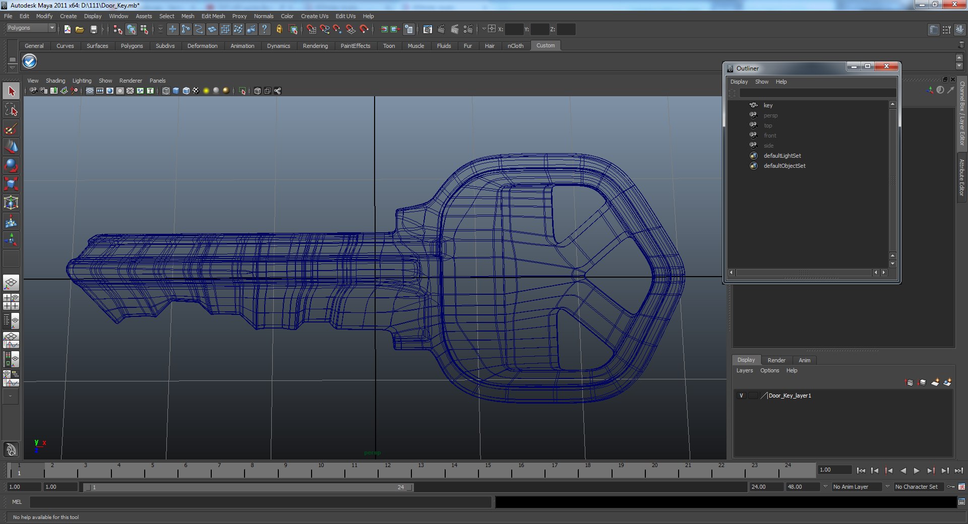 Door Key 3D Model - TurboSquid 1232617