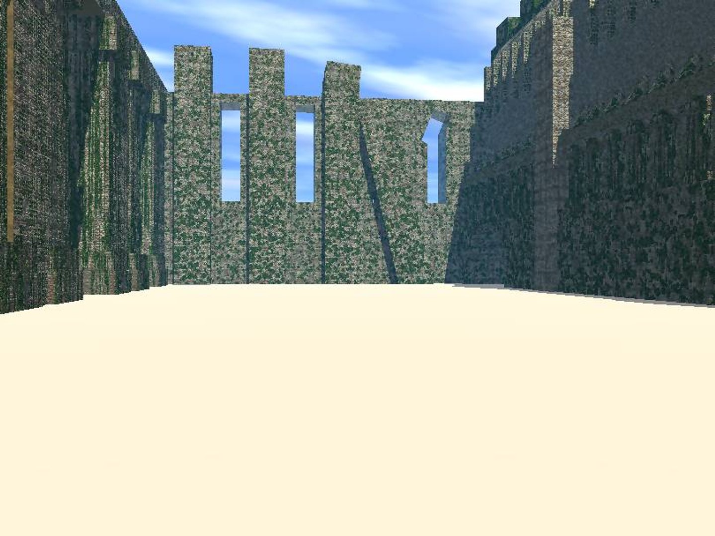 3d model ancient jungle ruins