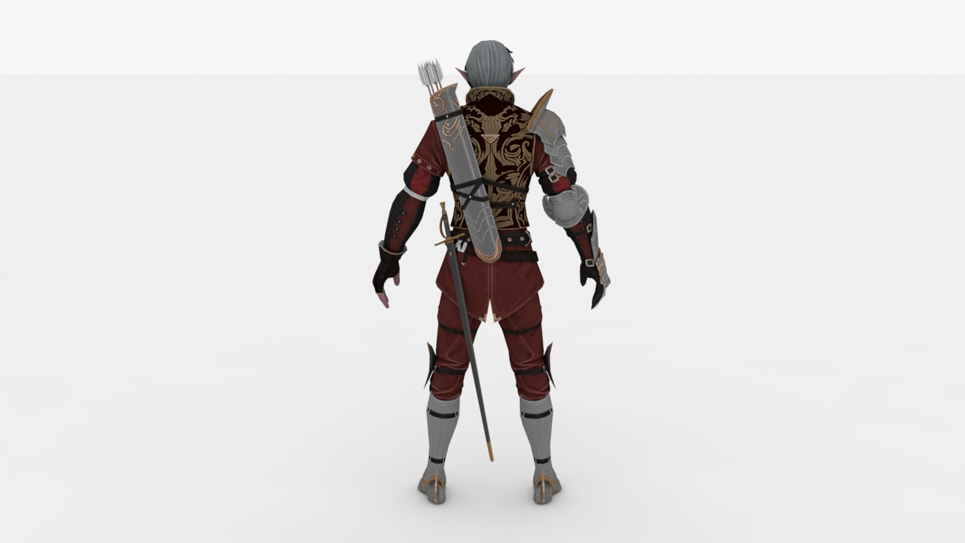 3D Men Warrior Rigged Animated Model - TurboSquid 2333555