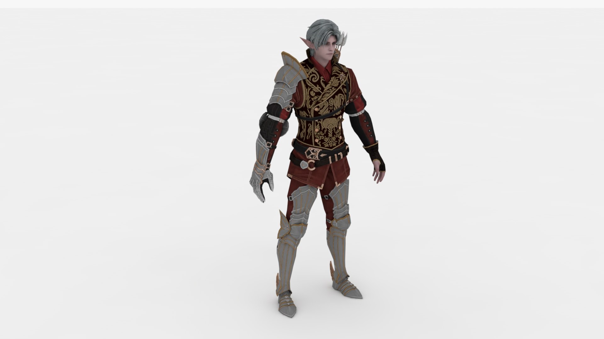 3D Men Warrior Rigged Animated Model - TurboSquid 2333555