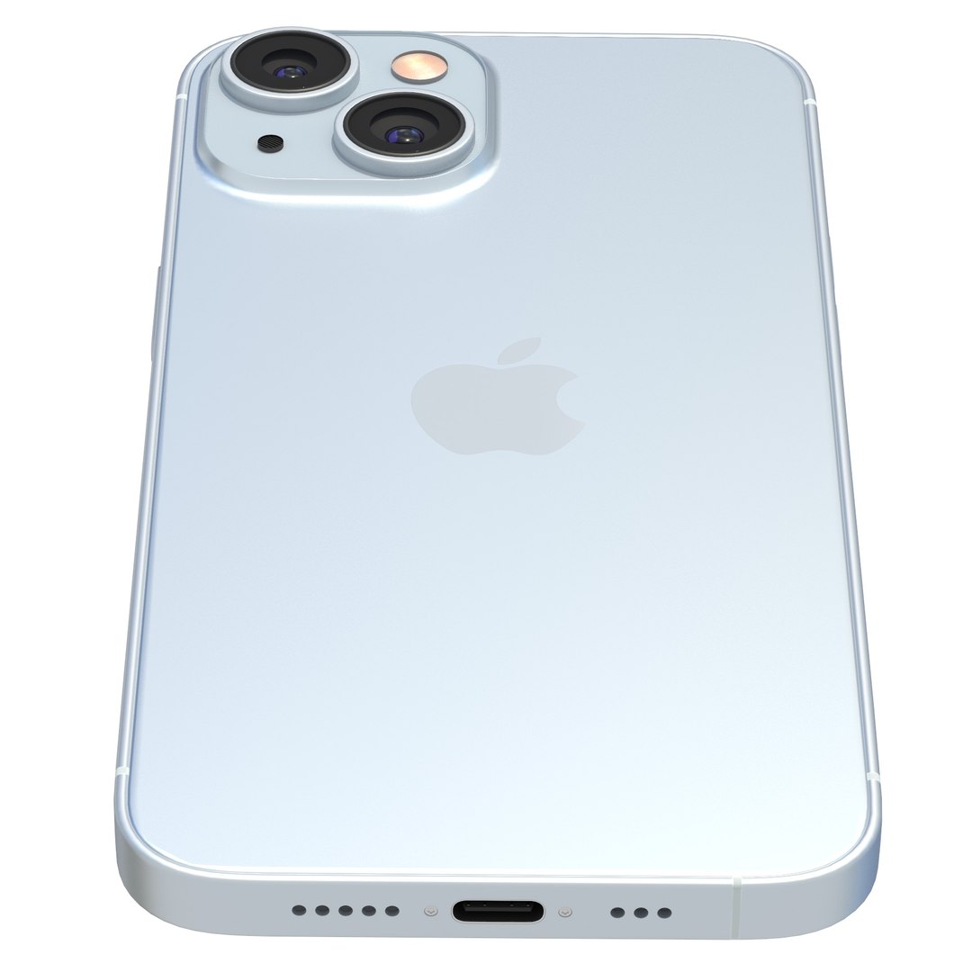 Apple IPhone 15 Blue 3D Model - TurboSquid 2133300
