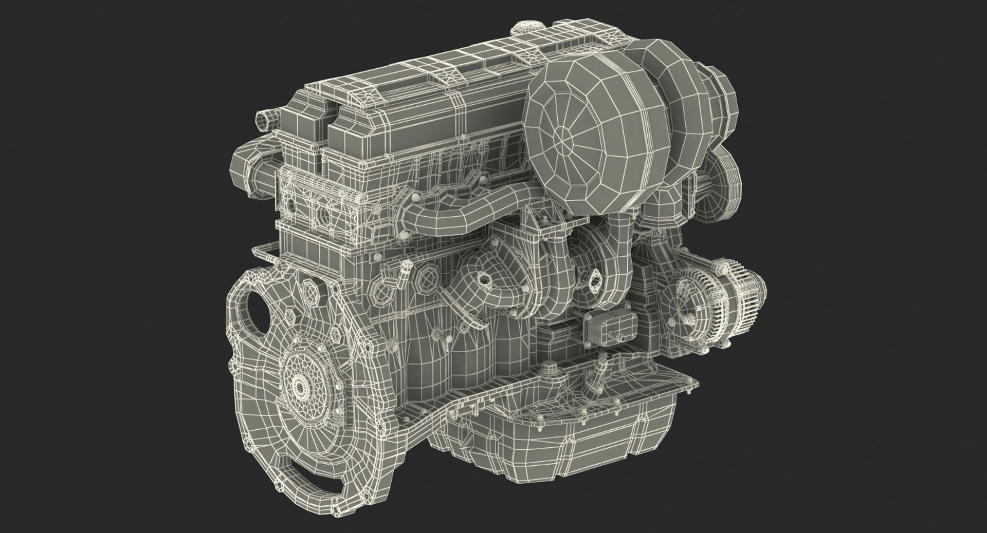 Toyota Jz Engine 3D Model - TurboSquid 1269386