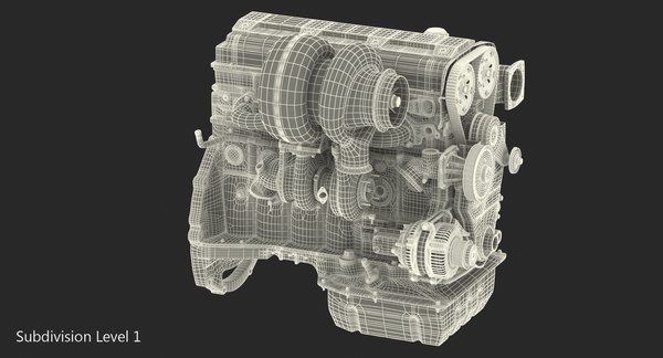 Toyota jz engine 3D model - TurboSquid 1269386