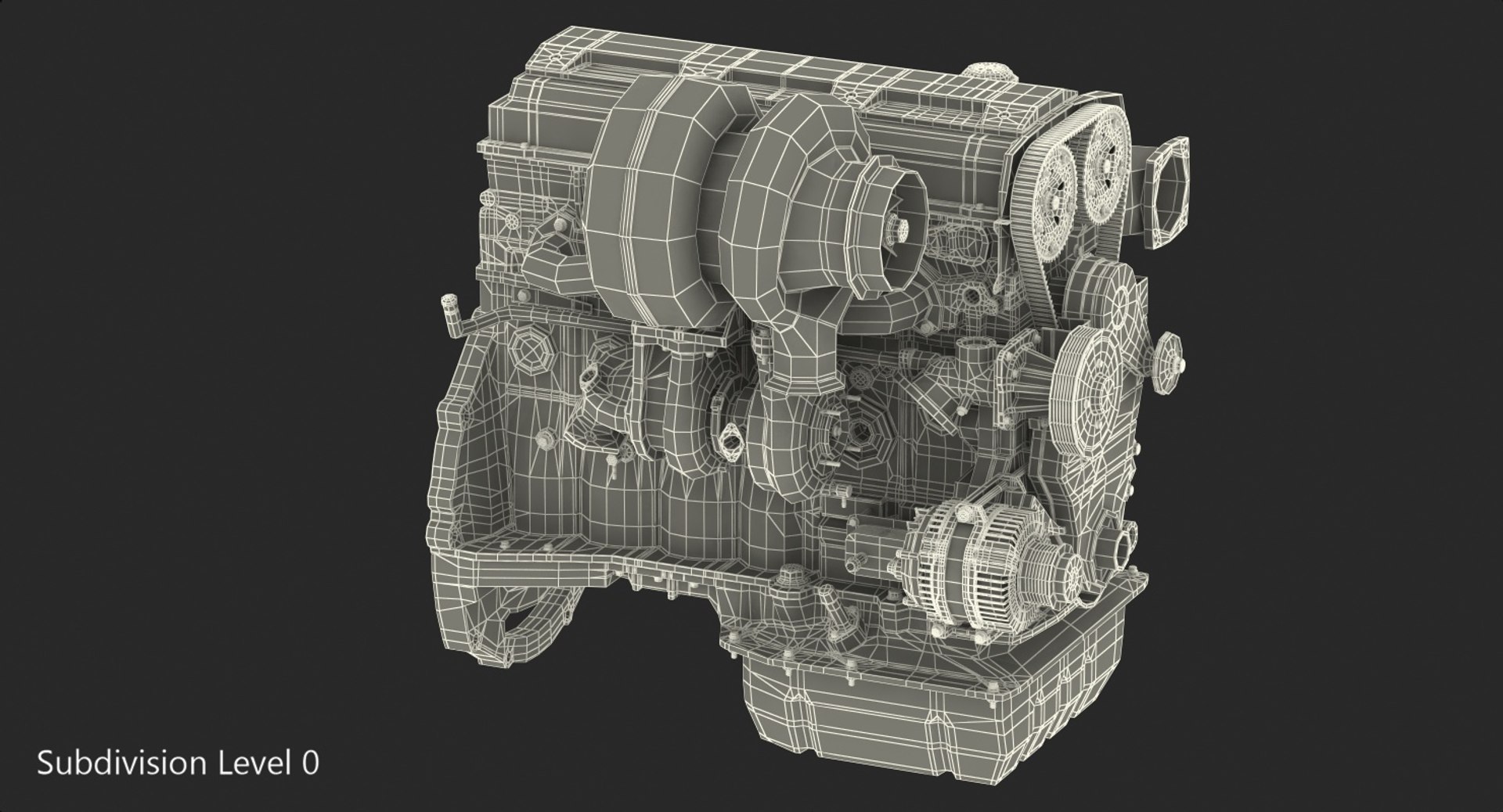 Toyota Jz Engine 3D Model - TurboSquid 1269386