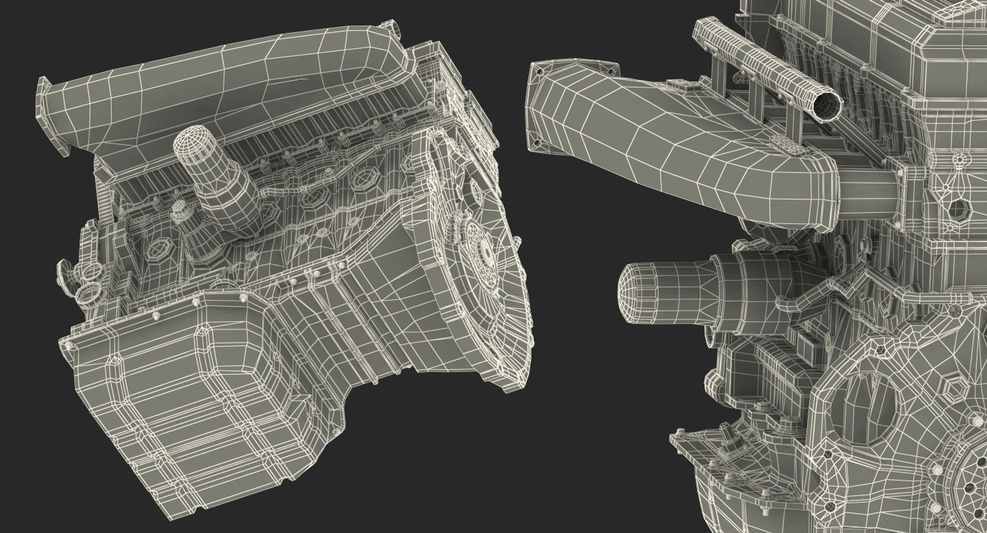 Toyota Jz Engine 3D Model - TurboSquid 1269386