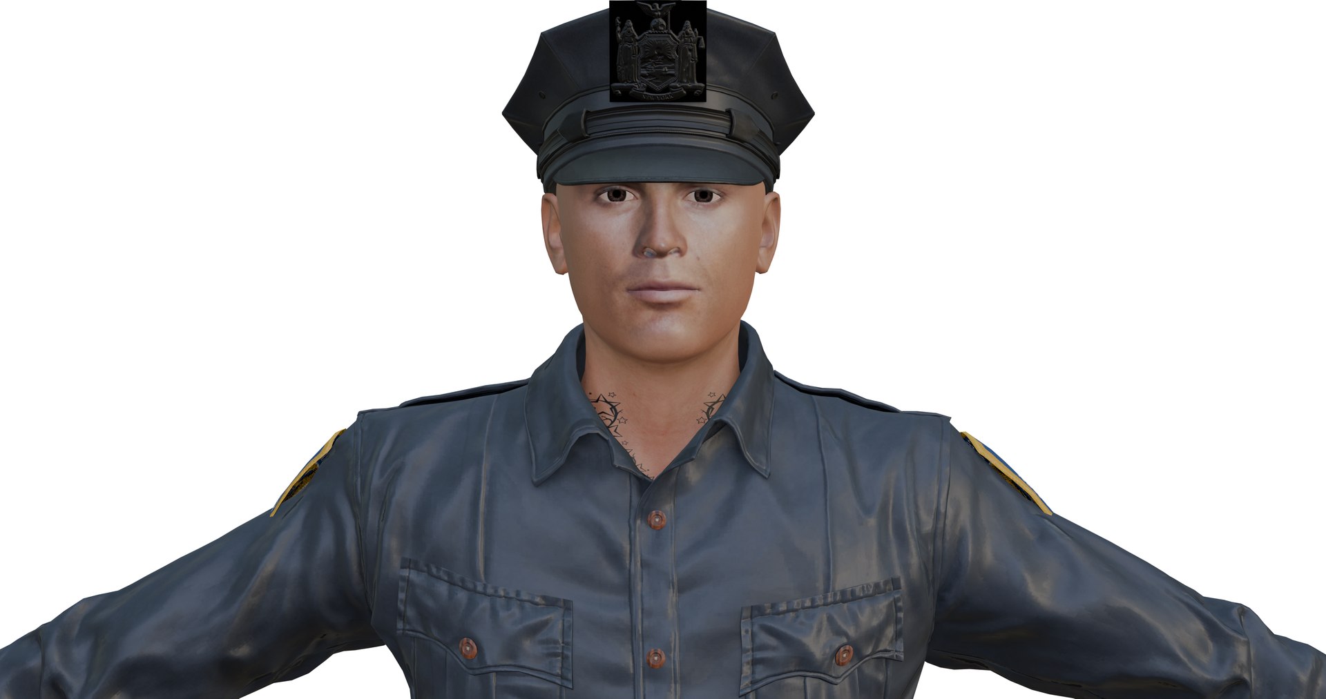 3D Police Officer Character 3D - TurboSquid 2283290