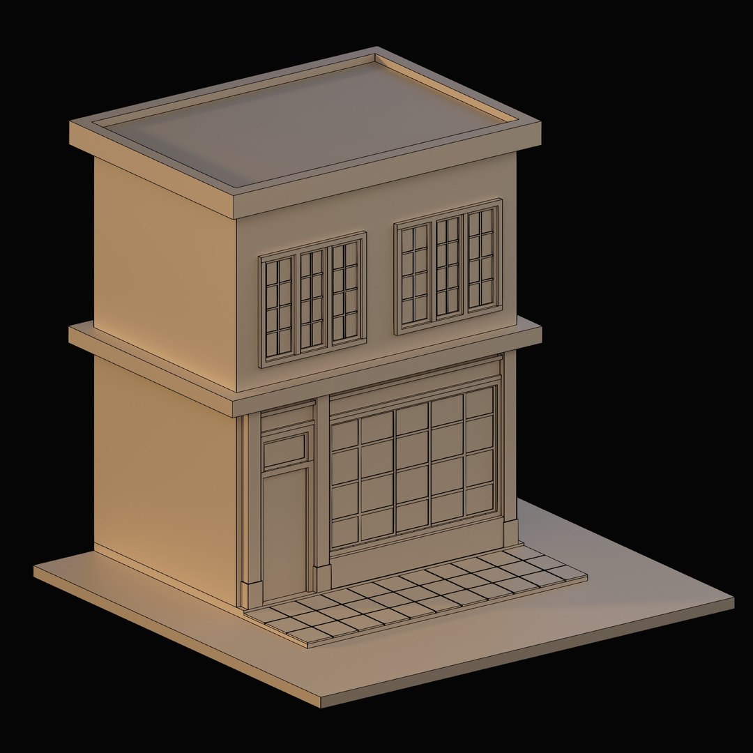 3D Building Cartoon - TurboSquid 2415720