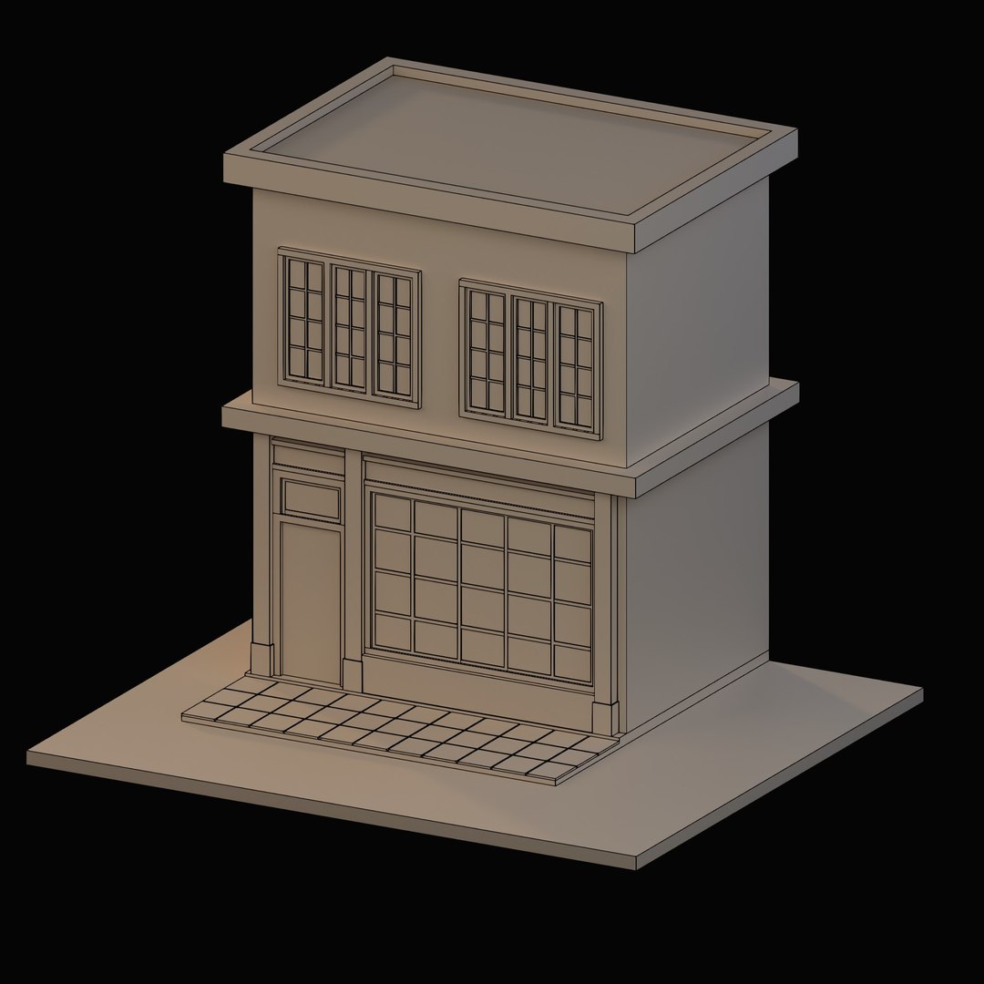 3D Building Cartoon - TurboSquid 2415720