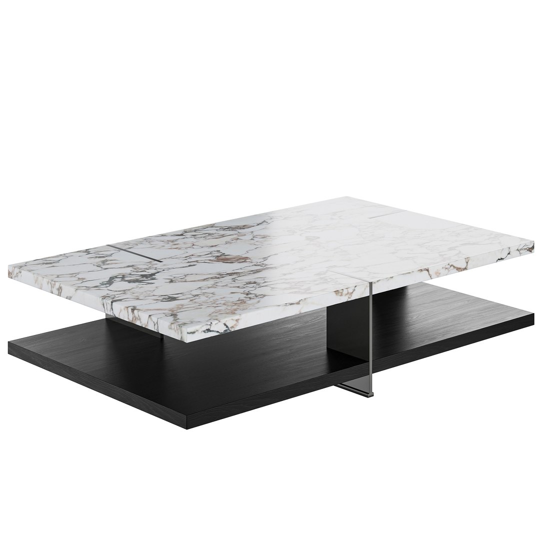 Poliform Bristol Coffee Table 3D Model - TurboSquid 2346294