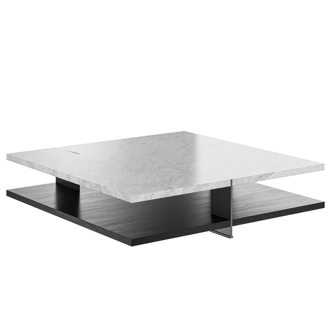 Poliform Bristol Coffee Table 3D Model - TurboSquid 2346294