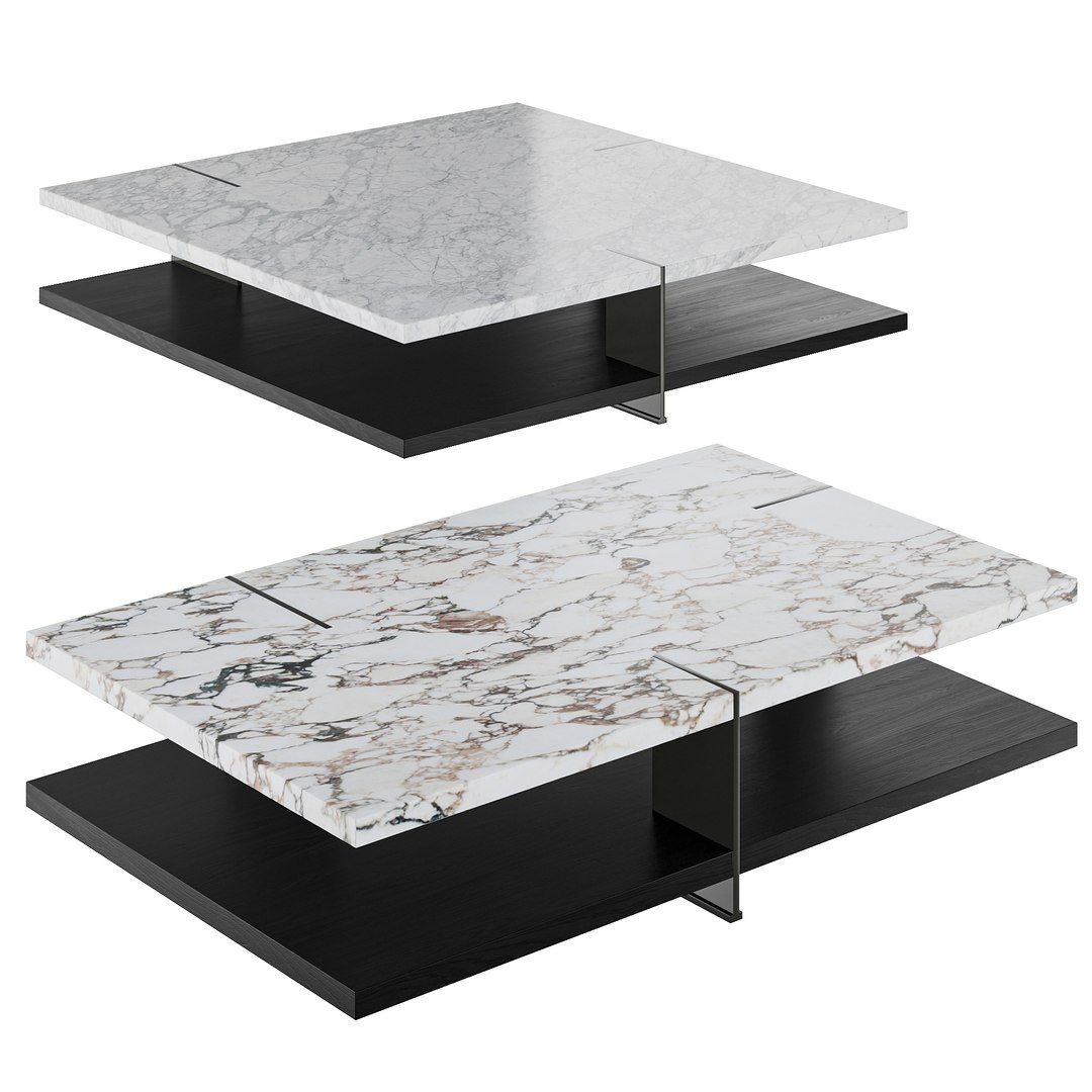 Poliform Bristol Coffee Table 3D Model - TurboSquid 2346294