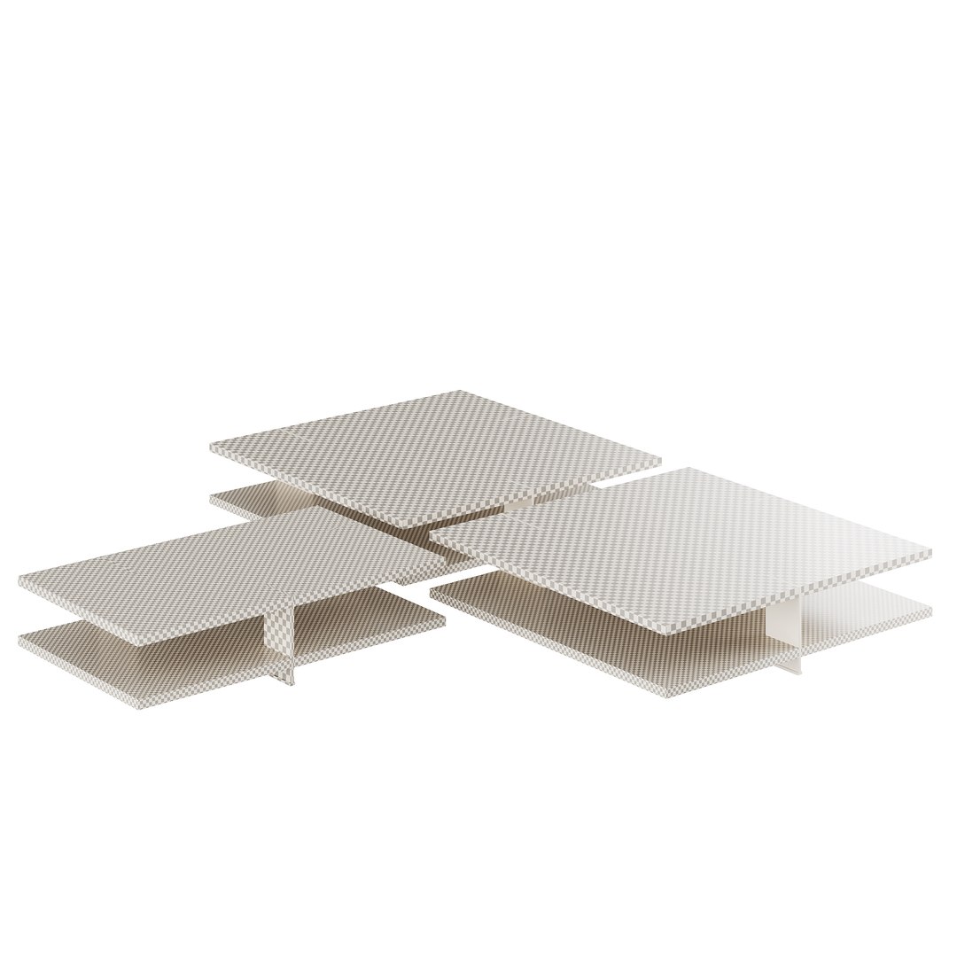 Poliform Bristol Coffee Table 3D Model - TurboSquid 2346294