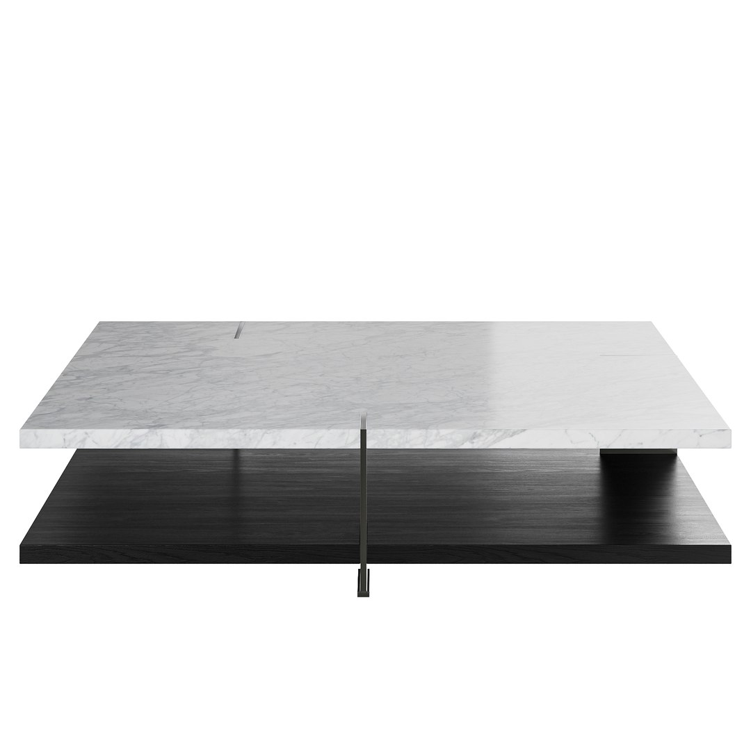 Poliform Bristol Coffee Table 3D Model - TurboSquid 2346294