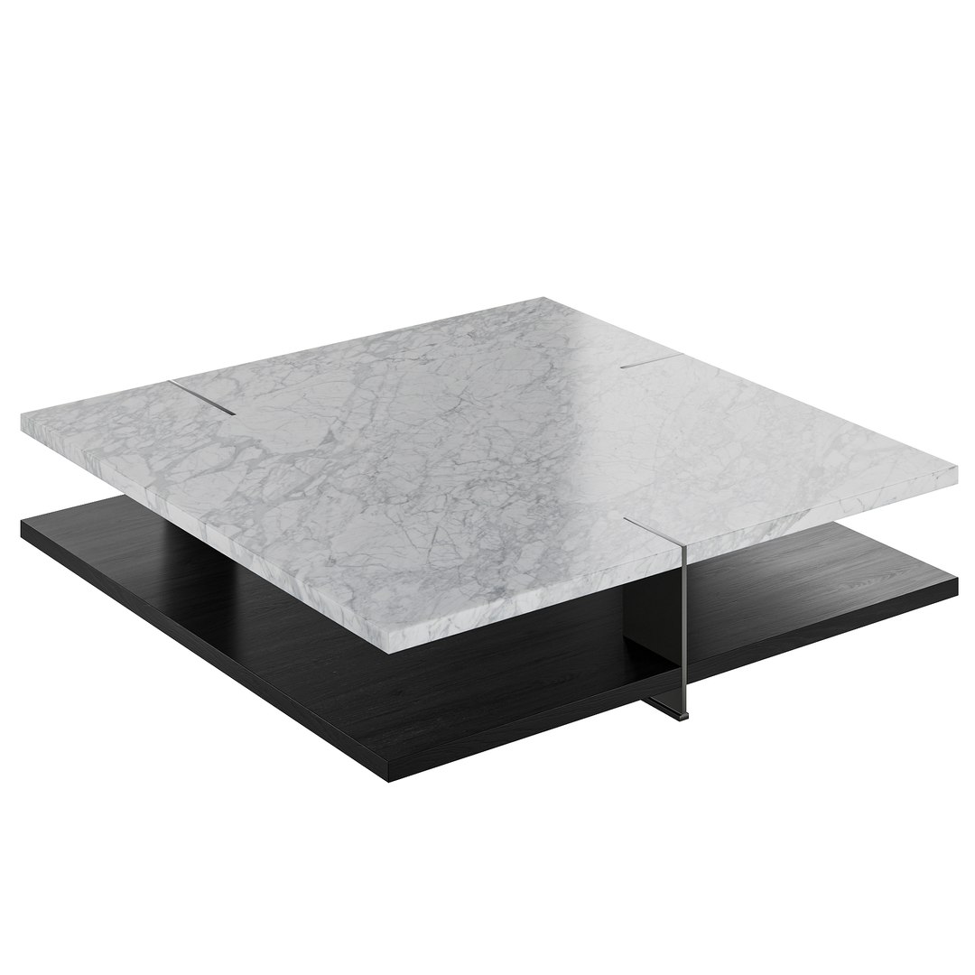 Poliform Bristol Coffee Table 3D Model - TurboSquid 2346294