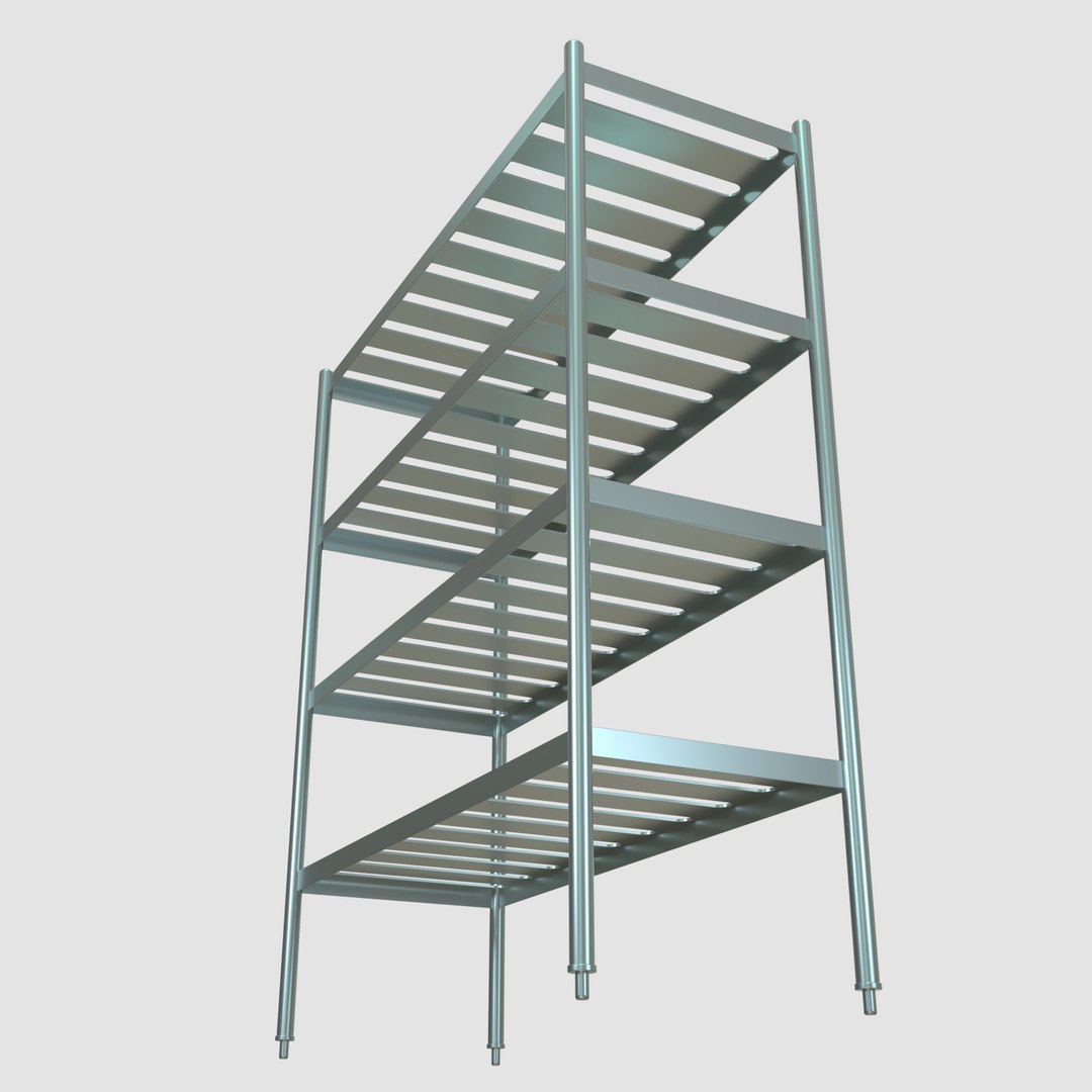 3D Model Kitchen Rack - TurboSquid 1308712