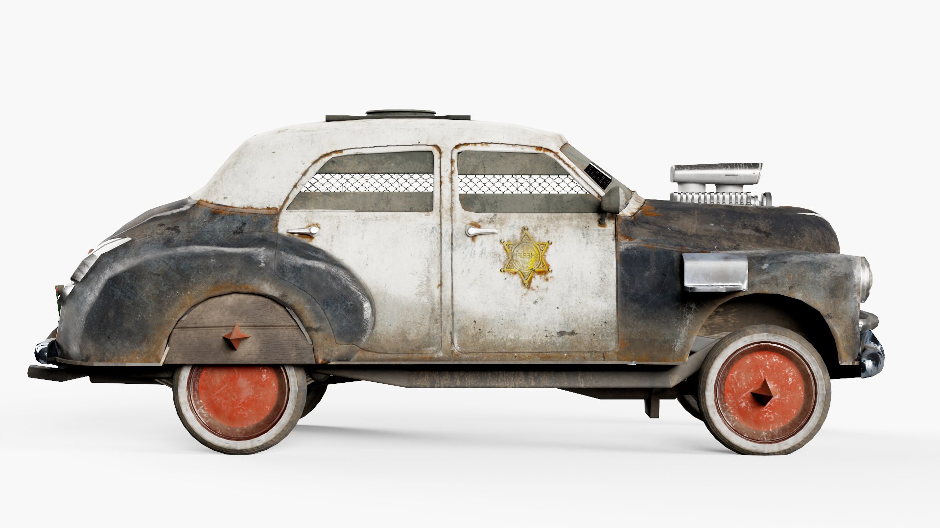 Post Apocalyptic Car 3D Model - TurboSquid 1866974