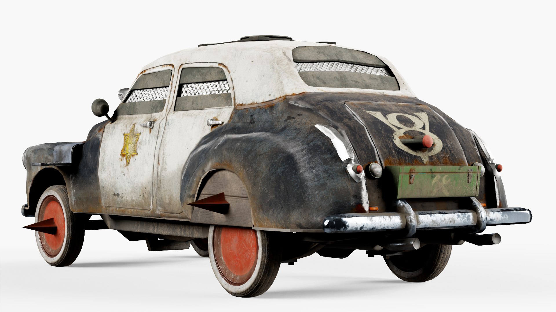 Post Apocalyptic Car 3D Model - TurboSquid 1866974