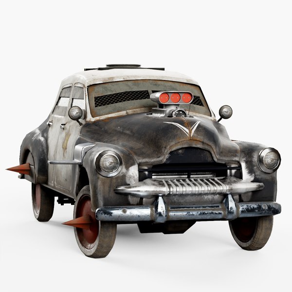 Post apocalyptic car 3D model - TurboSquid 1866974