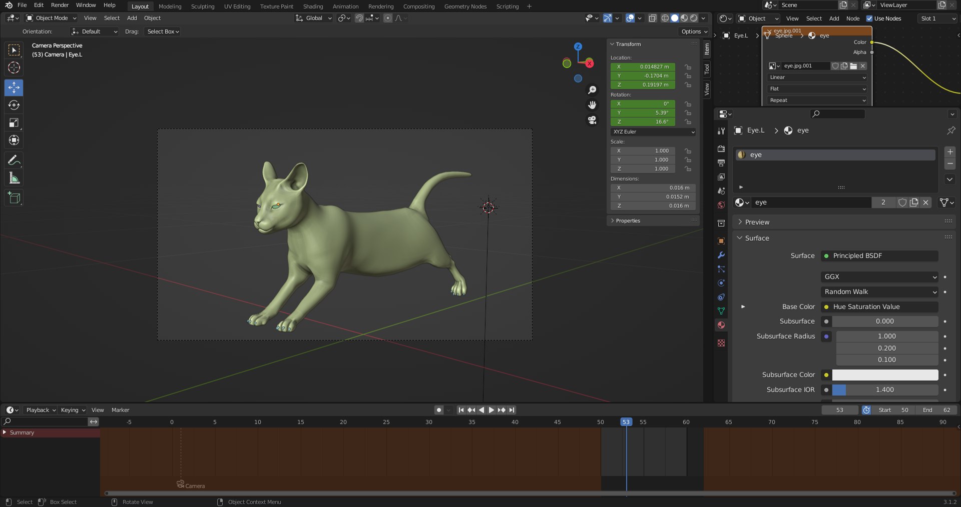 3D Calico Cat Rigged And Animated V3 - TurboSquid 1984954