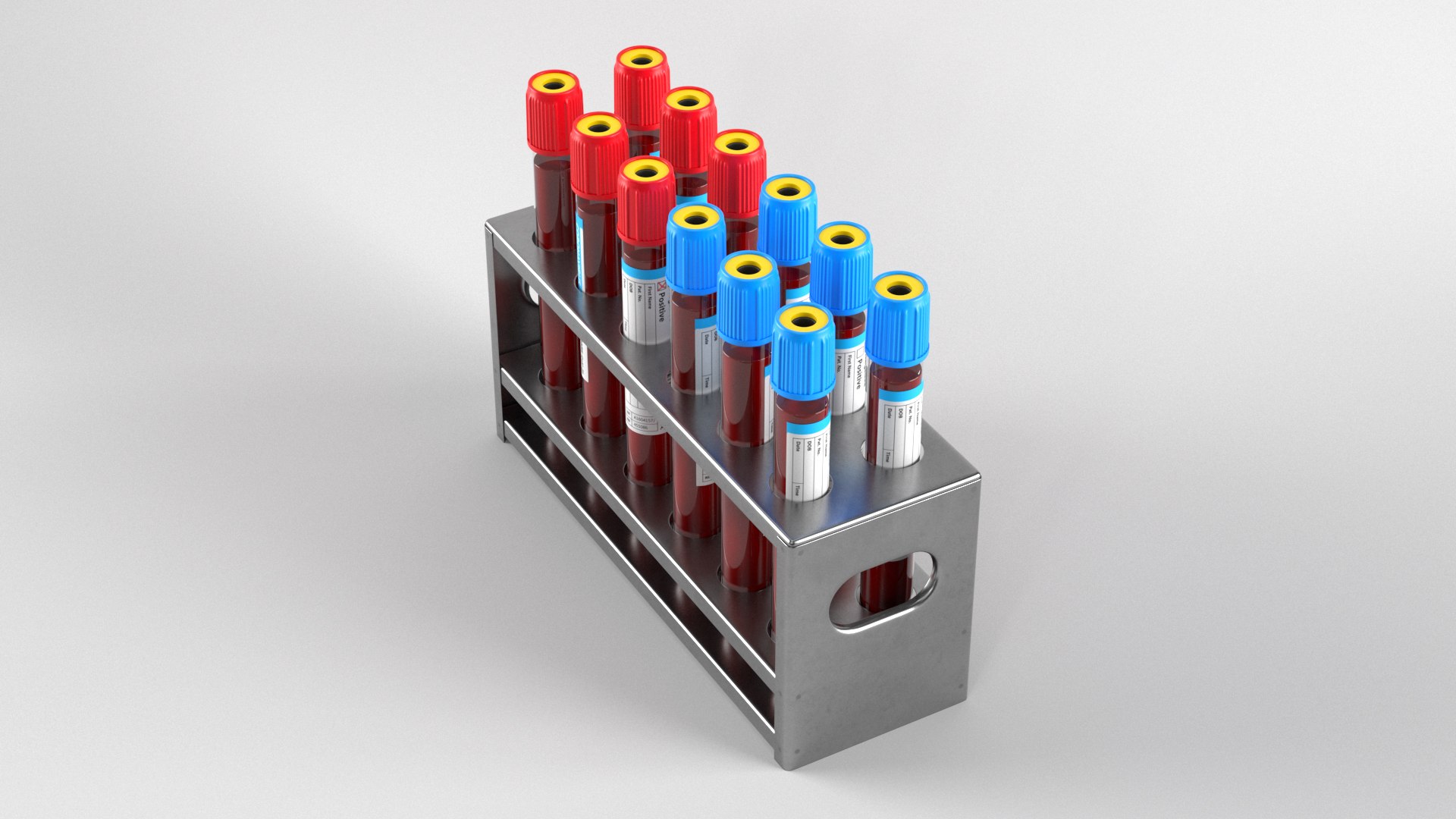 3D Test Tubes With Stand - TurboSquid 1830084