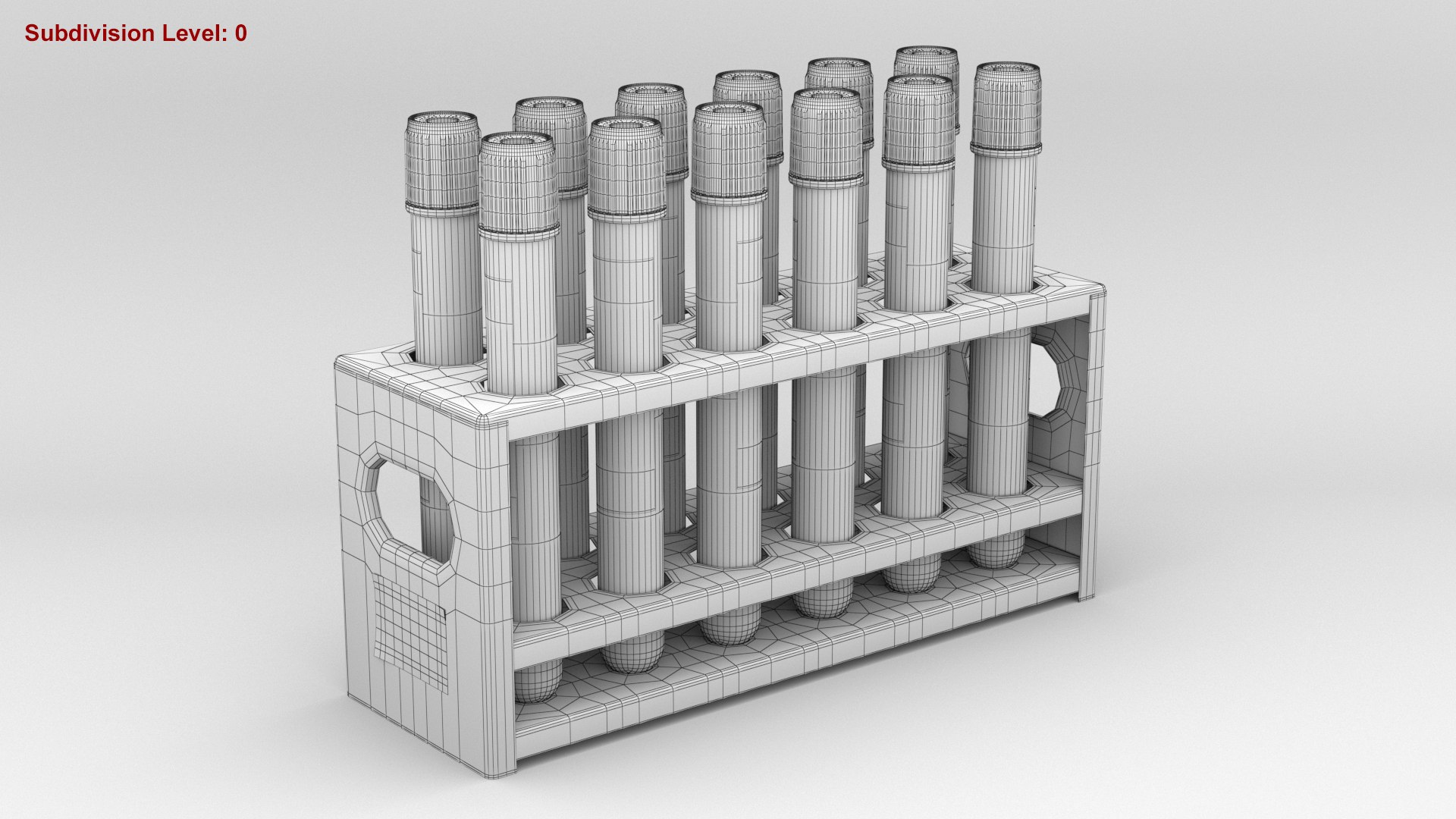 3D Test Tubes With Stand - TurboSquid 1830084