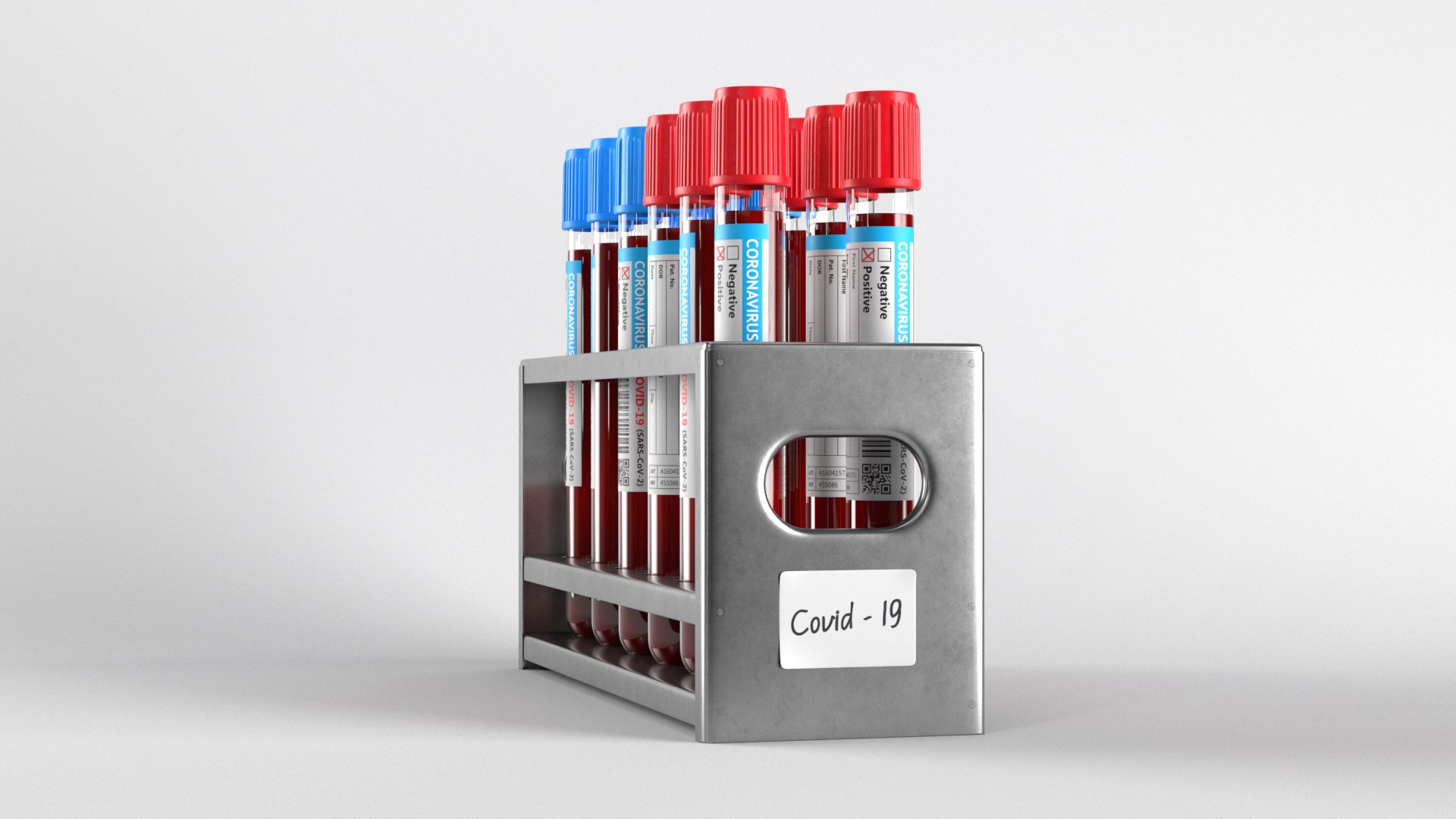 3D Test Tubes With Stand - TurboSquid 1830084