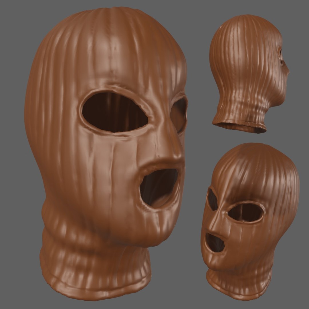 3D Balaclava Robber mask - TurboSquid 1783325