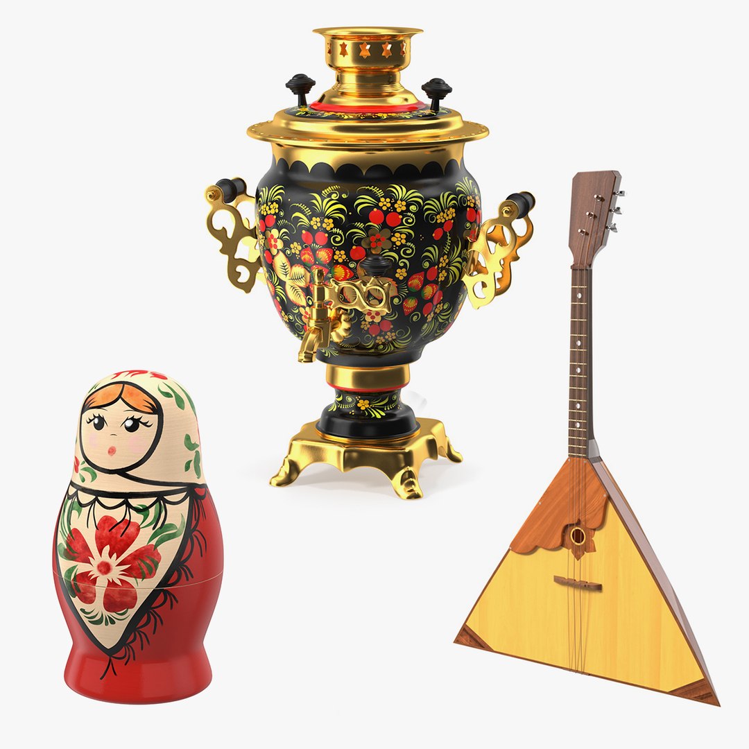 Russian traditional symbols 2 model - TurboSquid 1701439