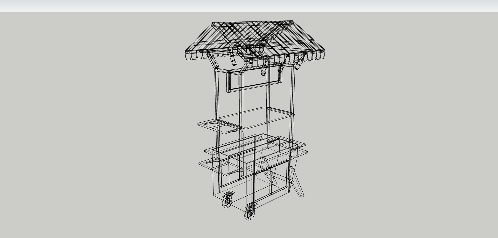 Street Food Cart Model - TurboSquid 1861098