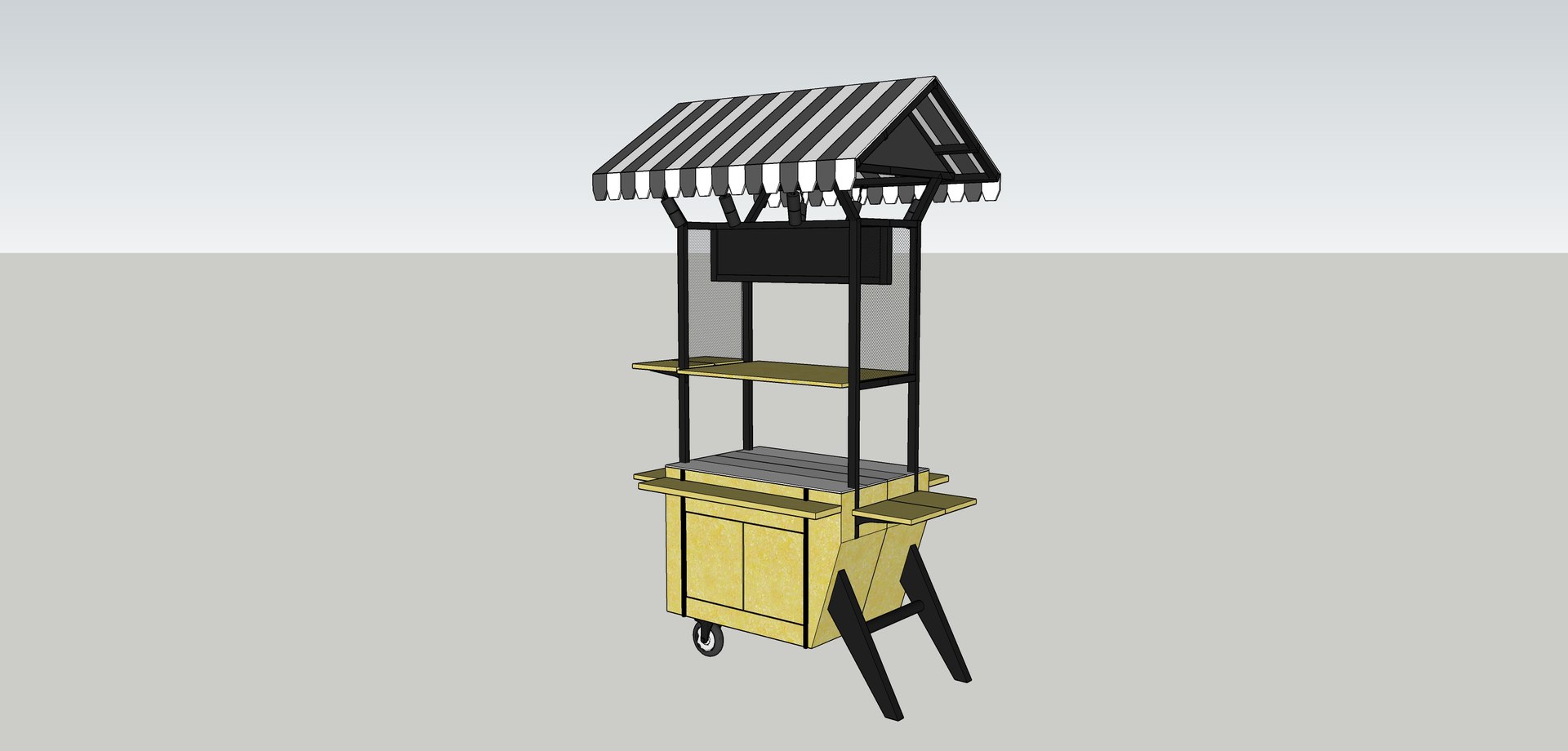 Street Food Cart Model - TurboSquid 1861098