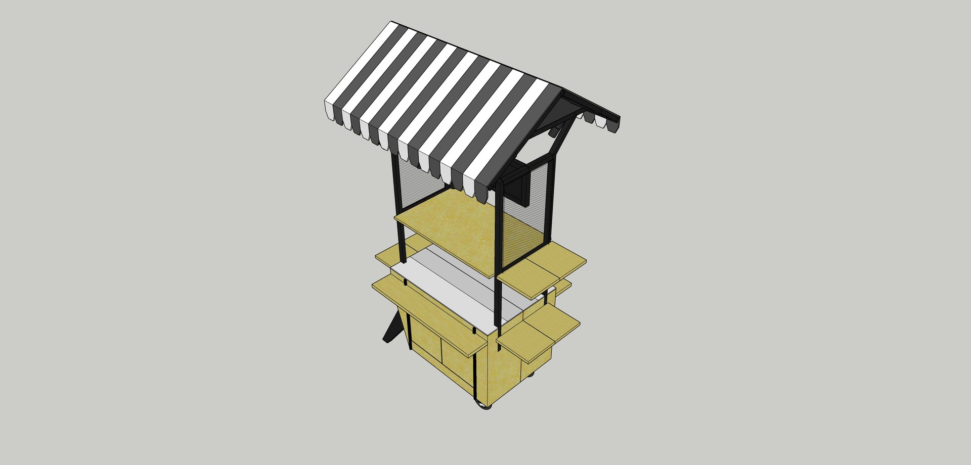 Street Food Cart Model - TurboSquid 1861098