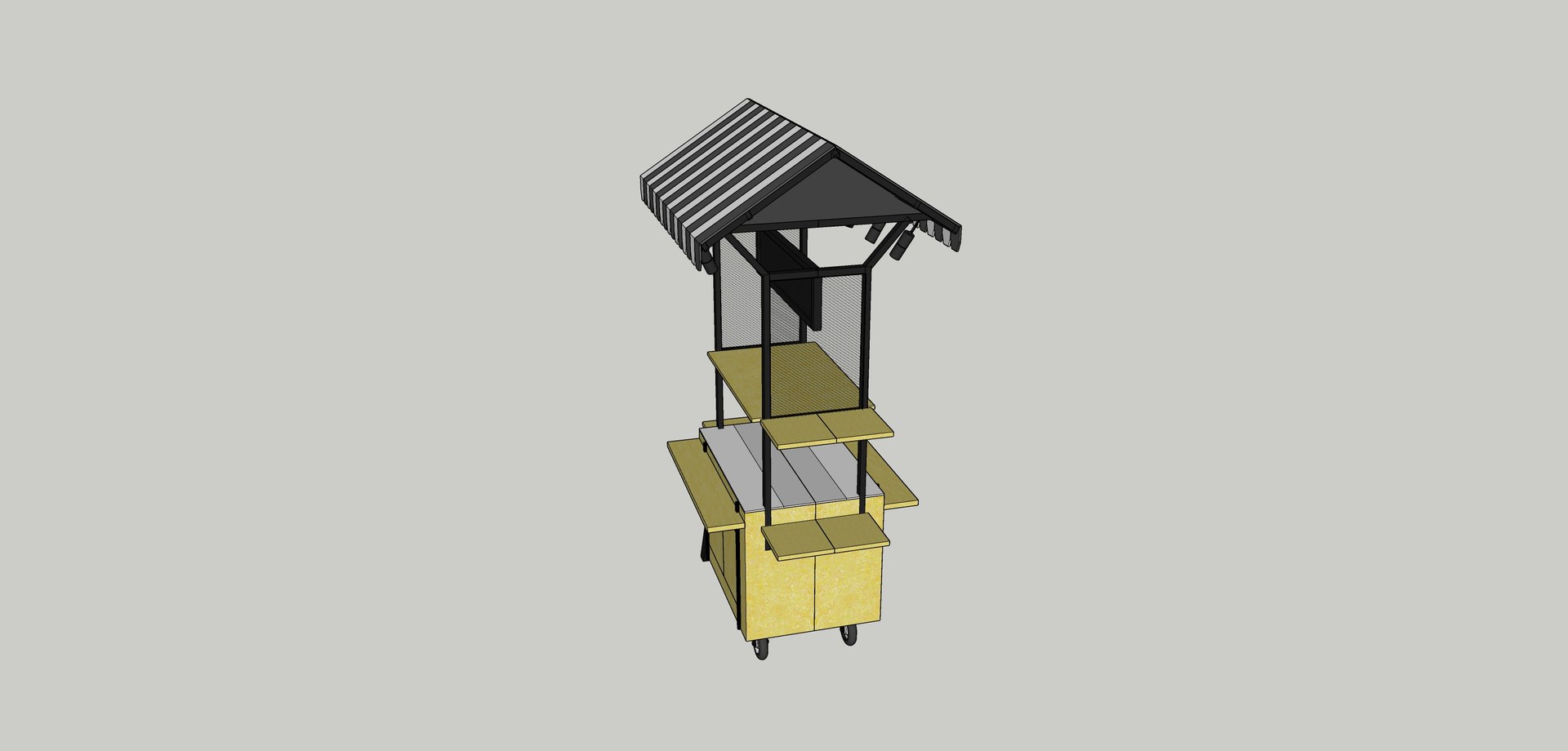Street Food Cart Model - TurboSquid 1861098