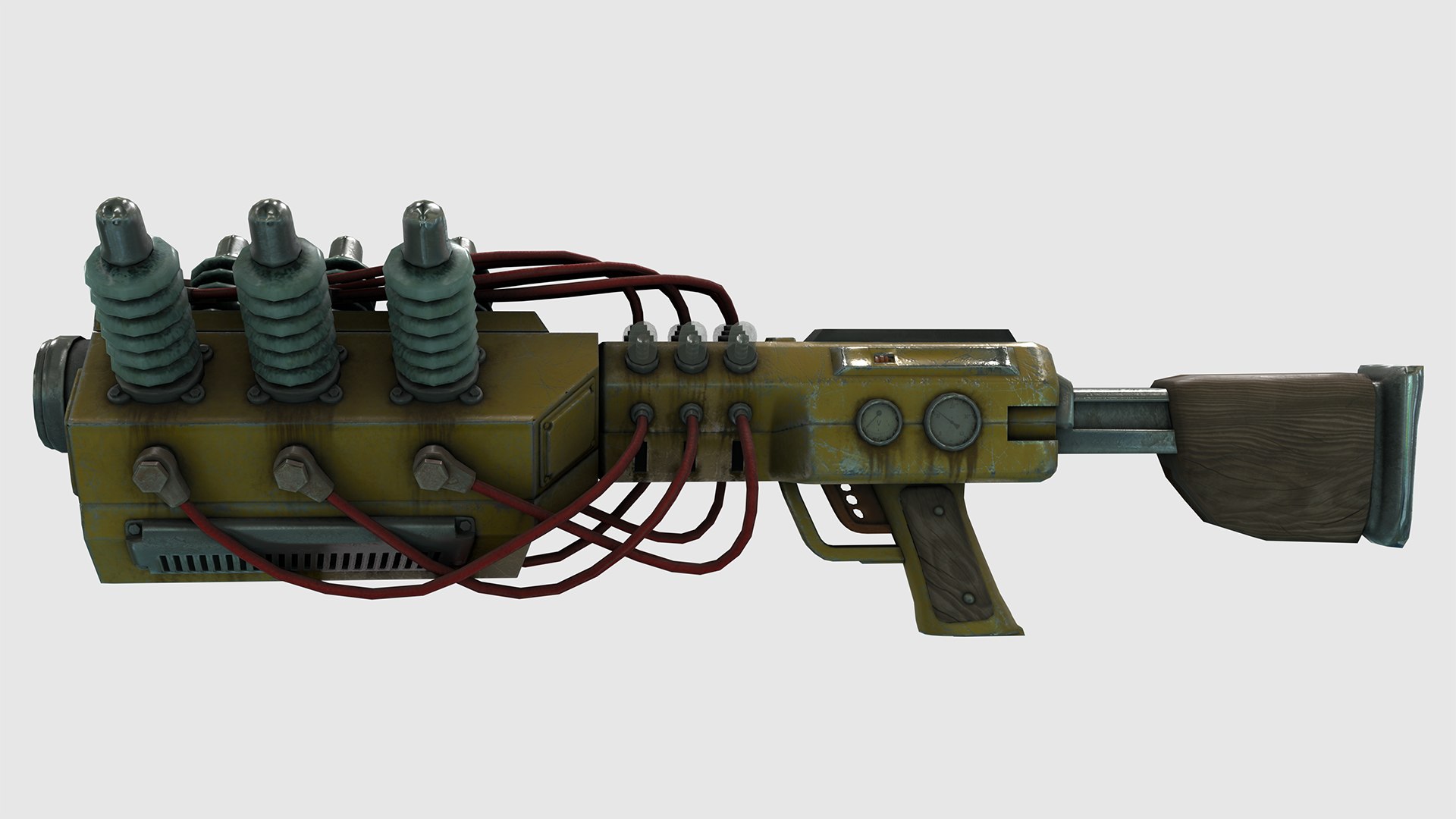 Tesla Rifle Weapon Pbr 3D - TurboSquid 1348222