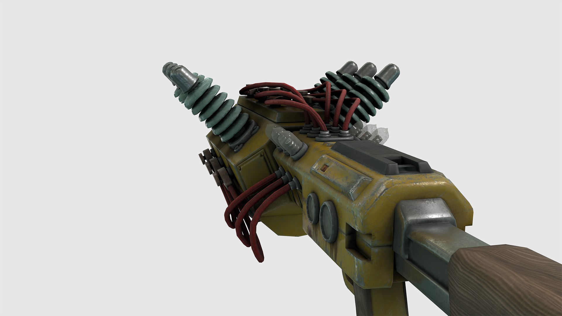 Tesla Rifle Weapon Pbr 3D - TurboSquid 1348222