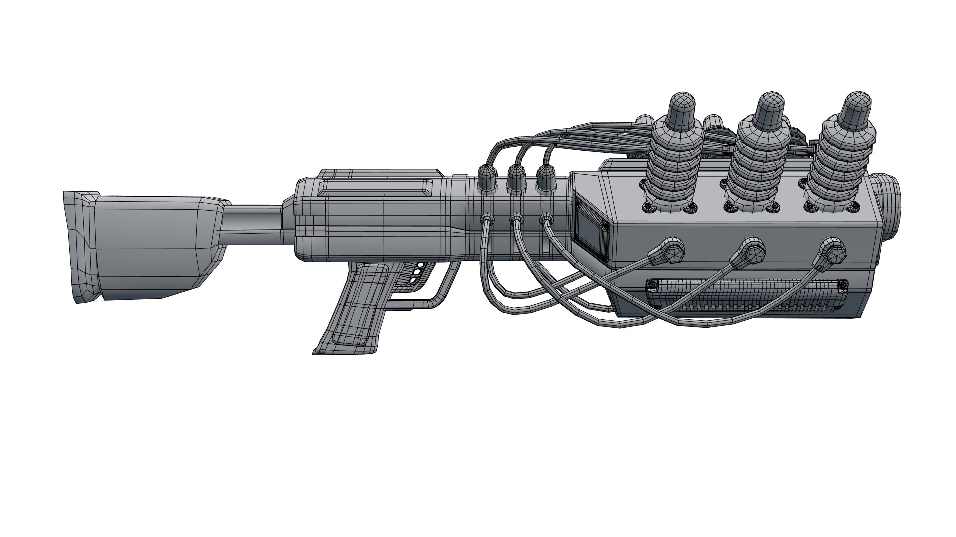 Tesla Rifle Weapon Pbr 3D - TurboSquid 1348222