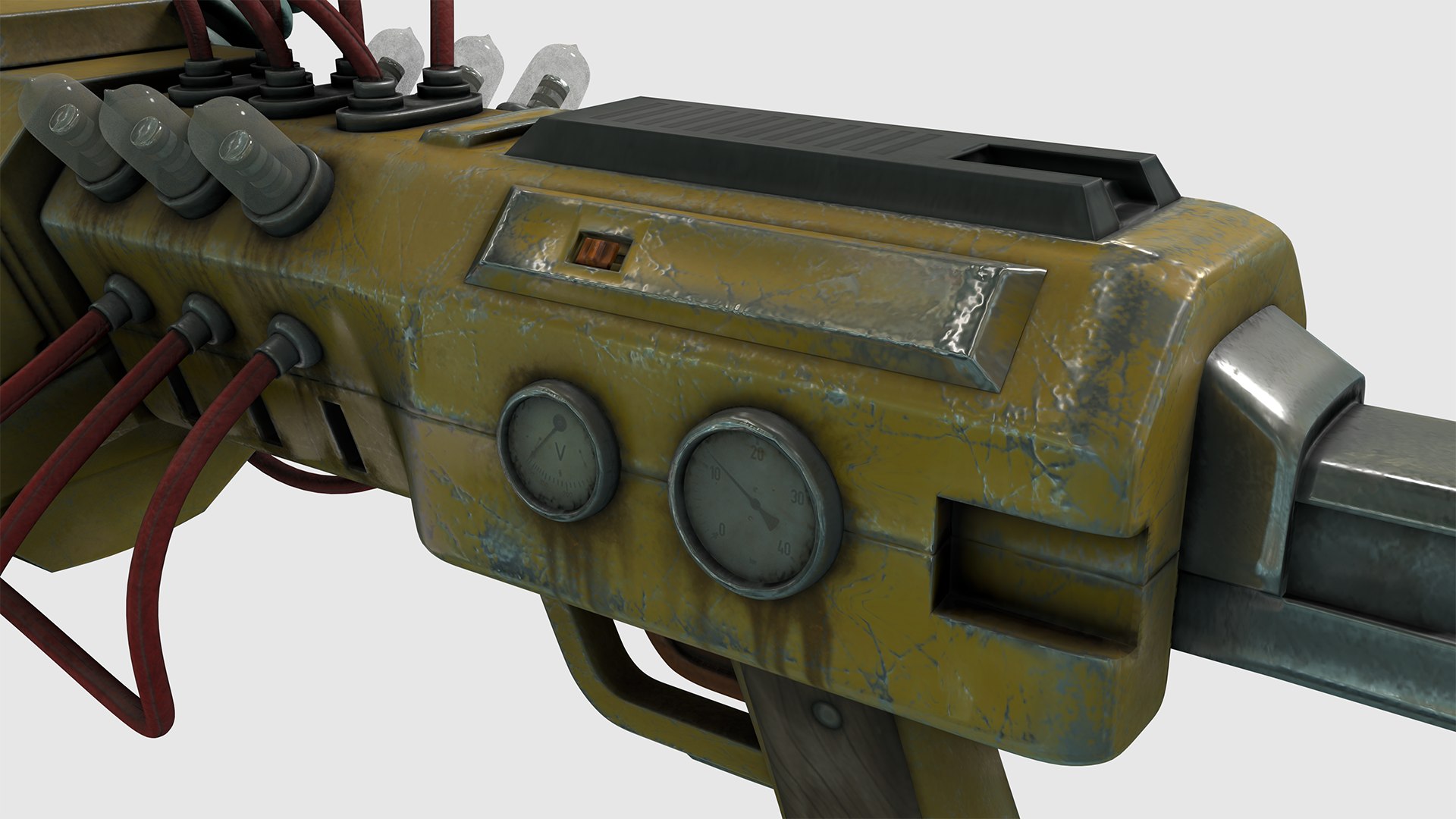 Tesla Rifle Weapon Pbr 3D - TurboSquid 1348222