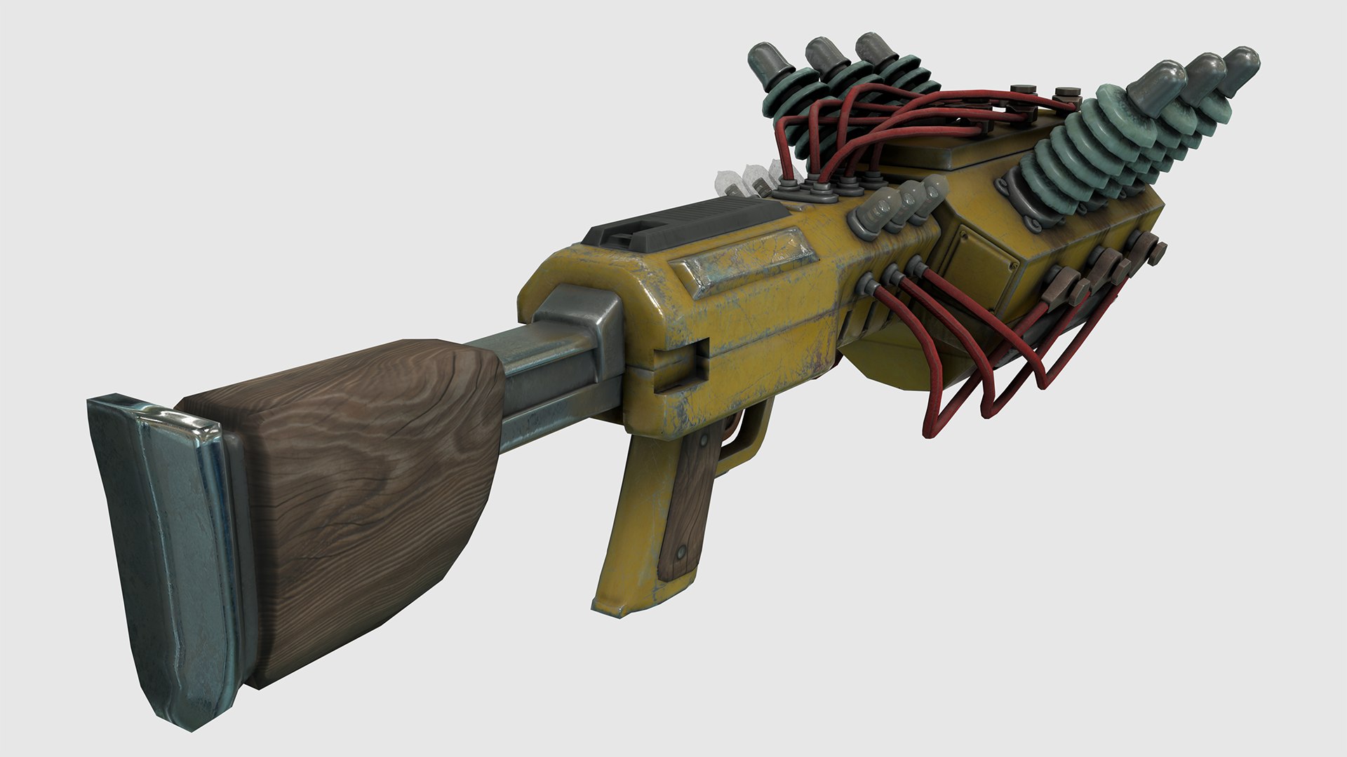Tesla Rifle Weapon Pbr 3D - TurboSquid 1348222