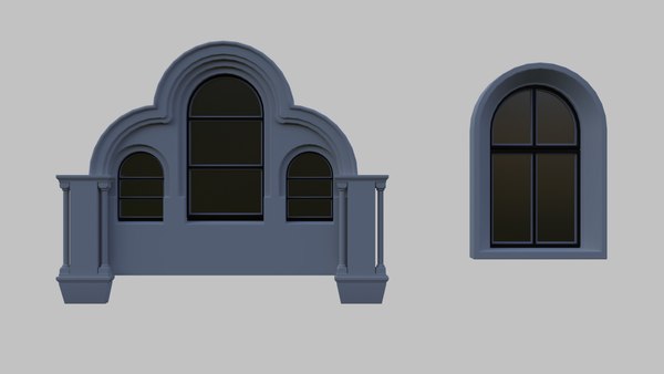 Window Arched 3D Models for Download | TurboSquid