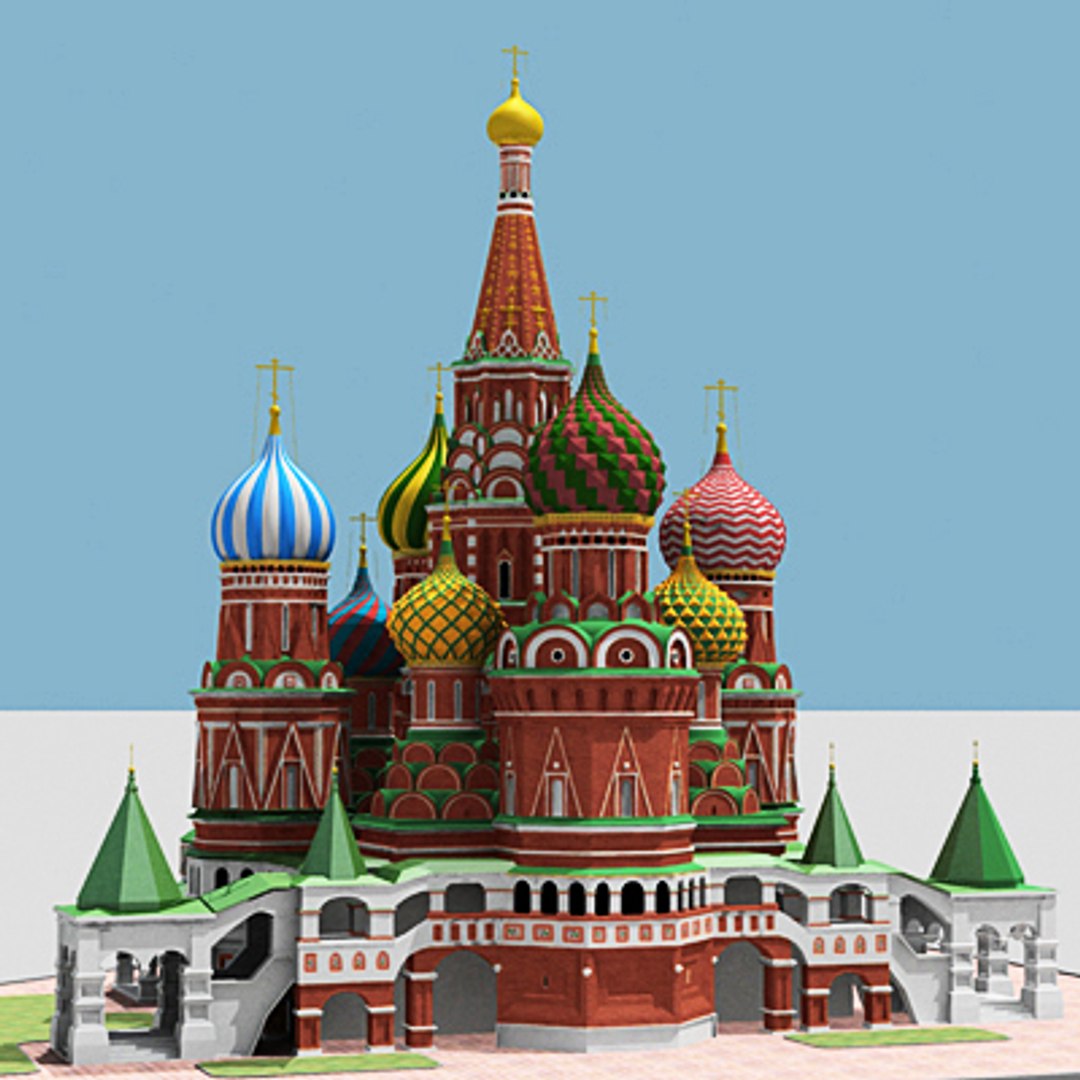 Saint Basil Cathedral 3d Model