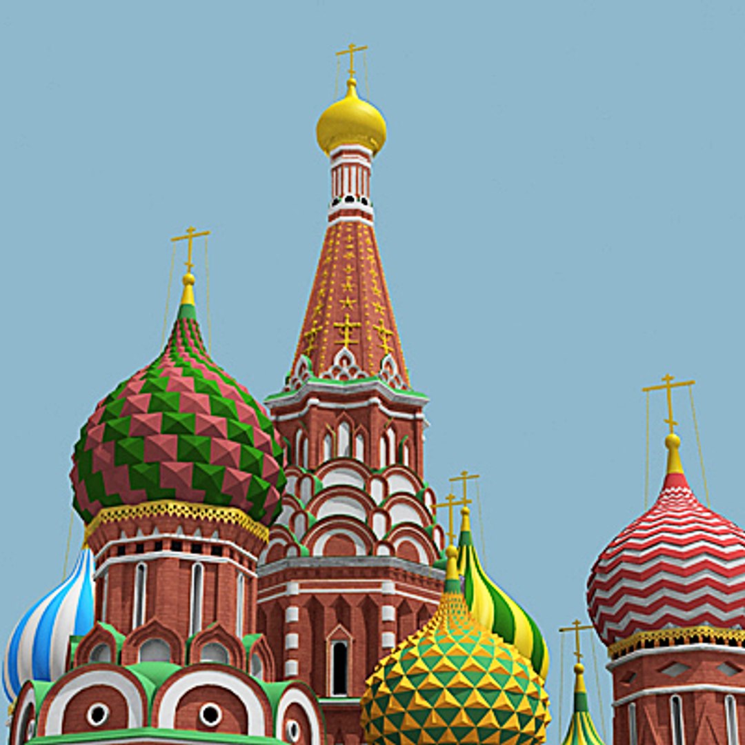 Saint Basil Cathedral 3d Model