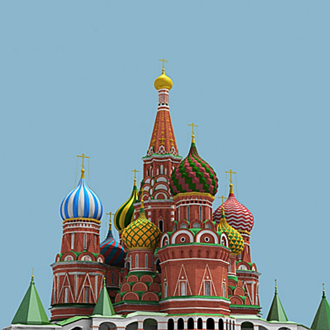Saint Basil Cathedral 3d Model
