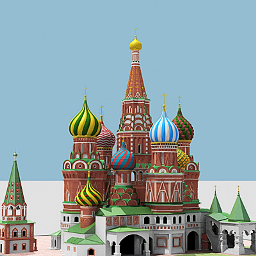 Saint Basil Cathedral 3d Model
